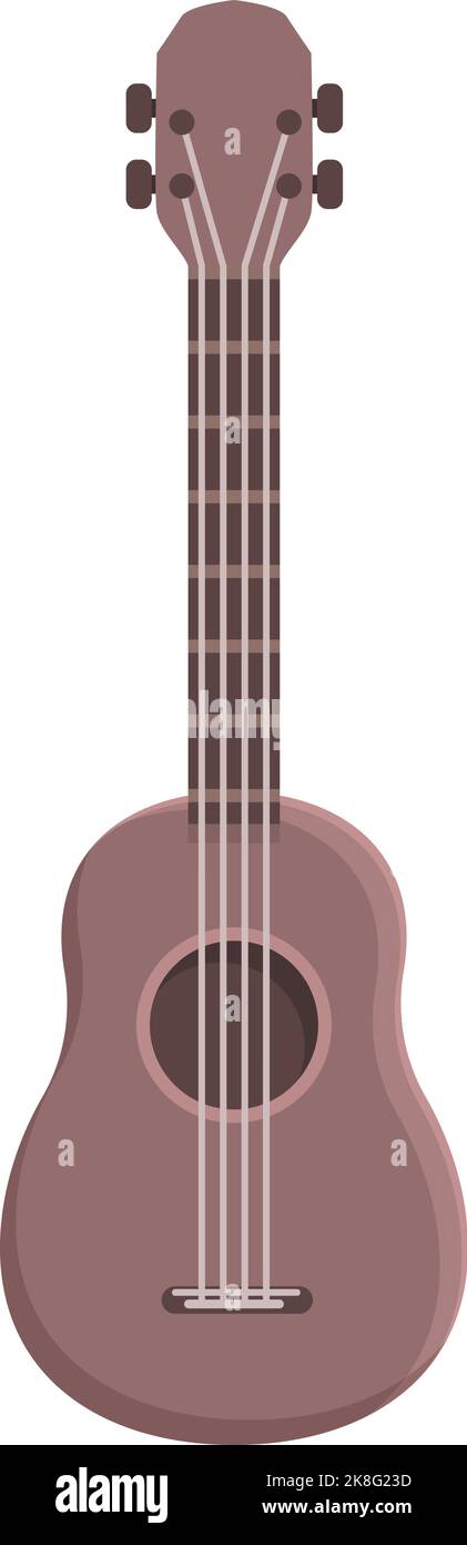 Ukelele icon cartoon vector. Ukulele guitar. Art instrument Stock ...