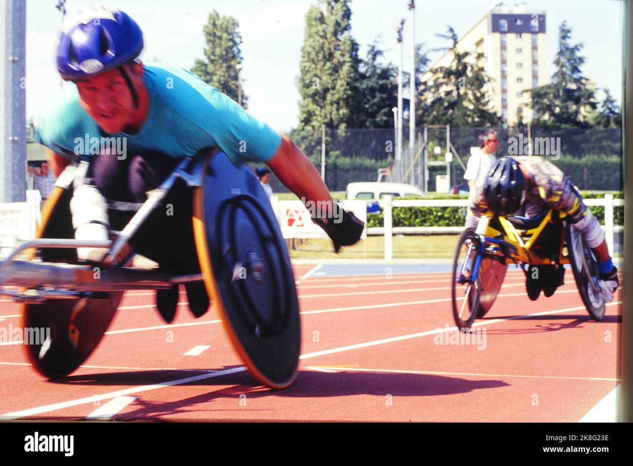Handisport France championship, Bron, Rhone-Alps region, France Stock ...