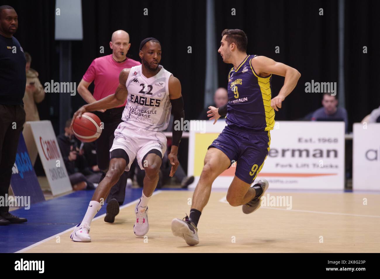 Sheffield, England, 23 October 2022. Jermel Kennedy playing for ...