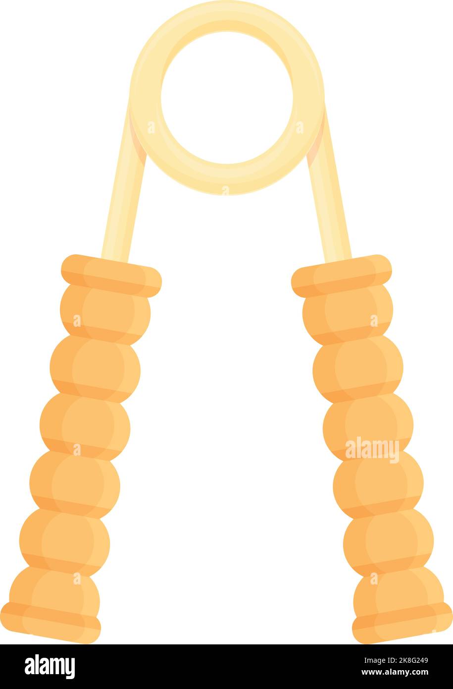 Metal hand grip icon cartoon vector. Arm gym. Training energy Stock ...