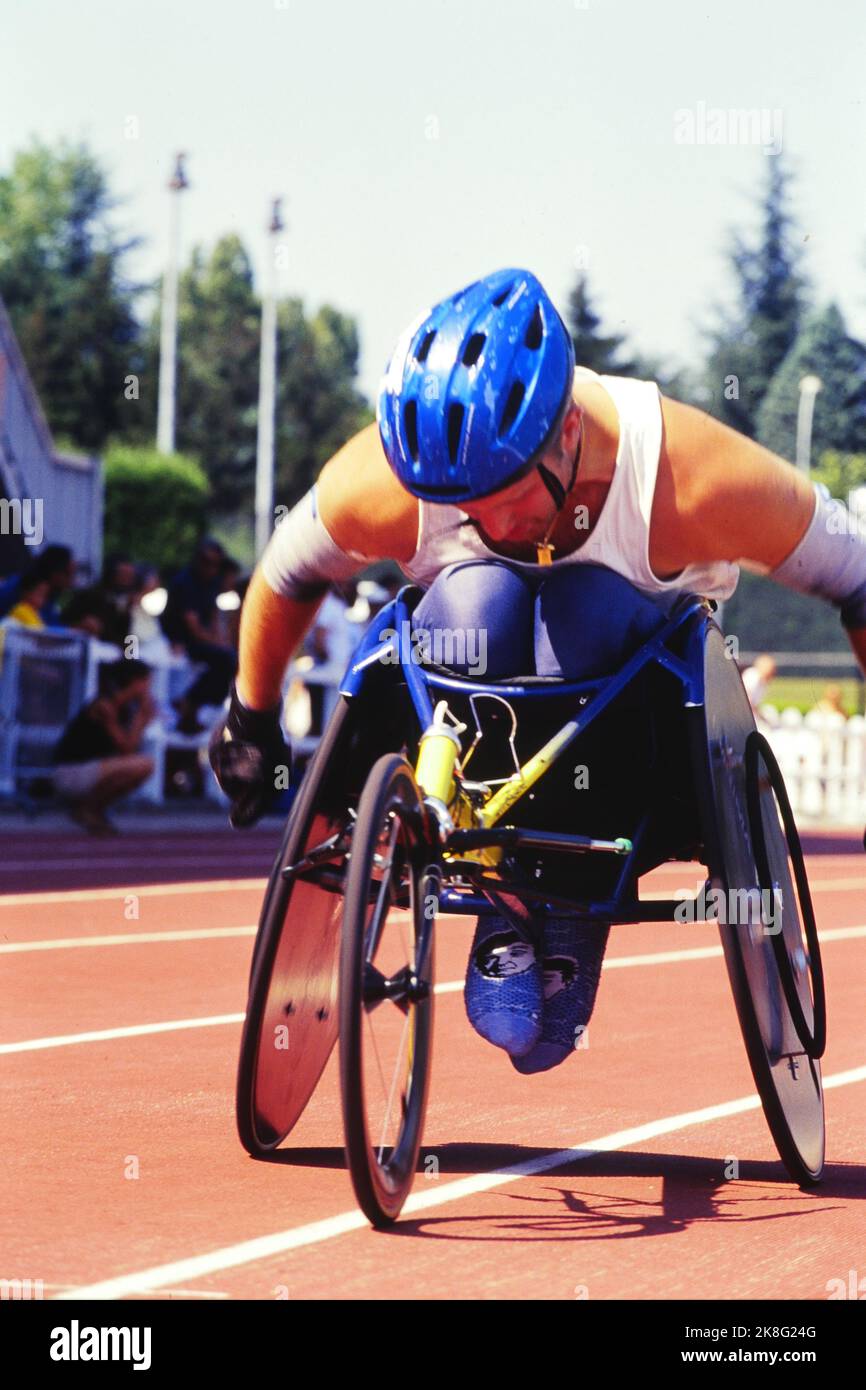 Handisport France championship, Bron, Rhone-Alps region, France Stock ...