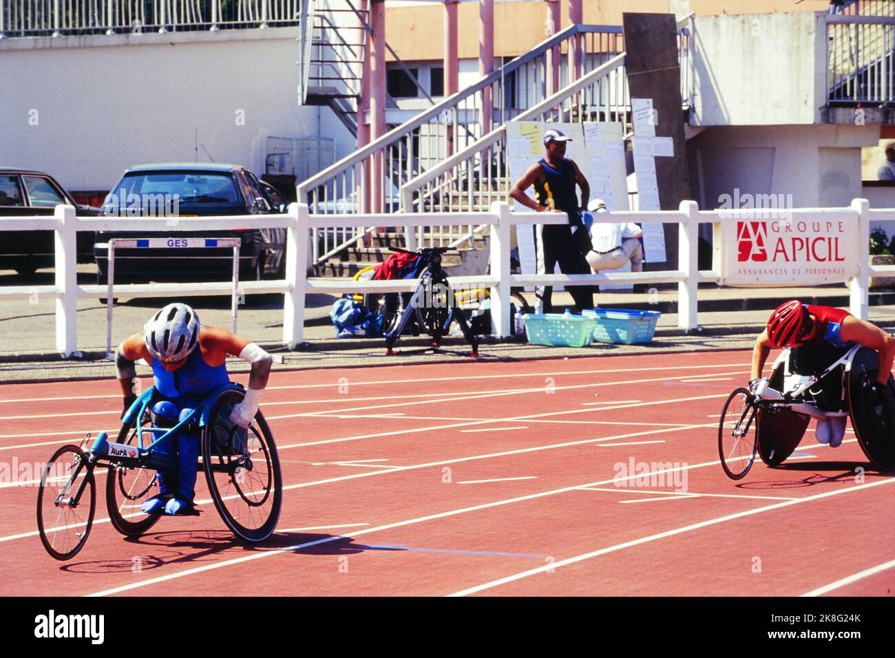 Handisport France championship, Bron, Rhone-Alps region, France Stock ...