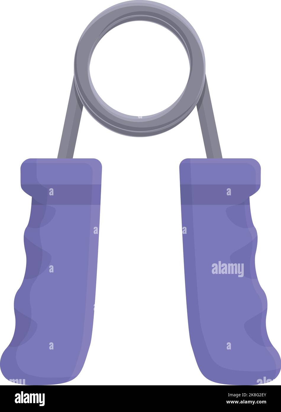 Sport hand grip icon cartoon vector. Arm training. Energy iron Stock ...