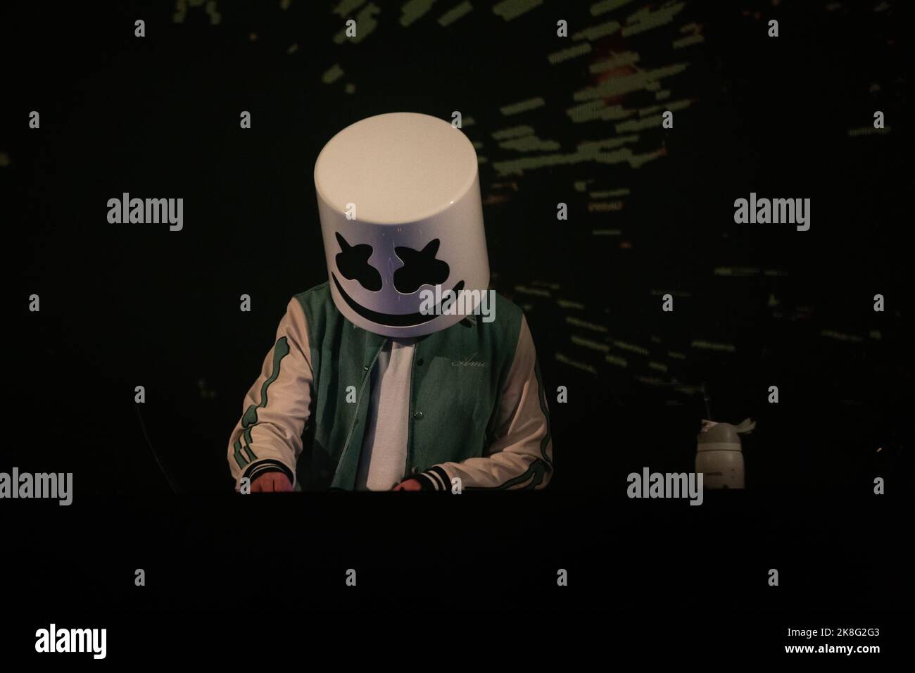 DJ Marshmello performs at Austin Race Nights at the Fairmont Hotel on ...