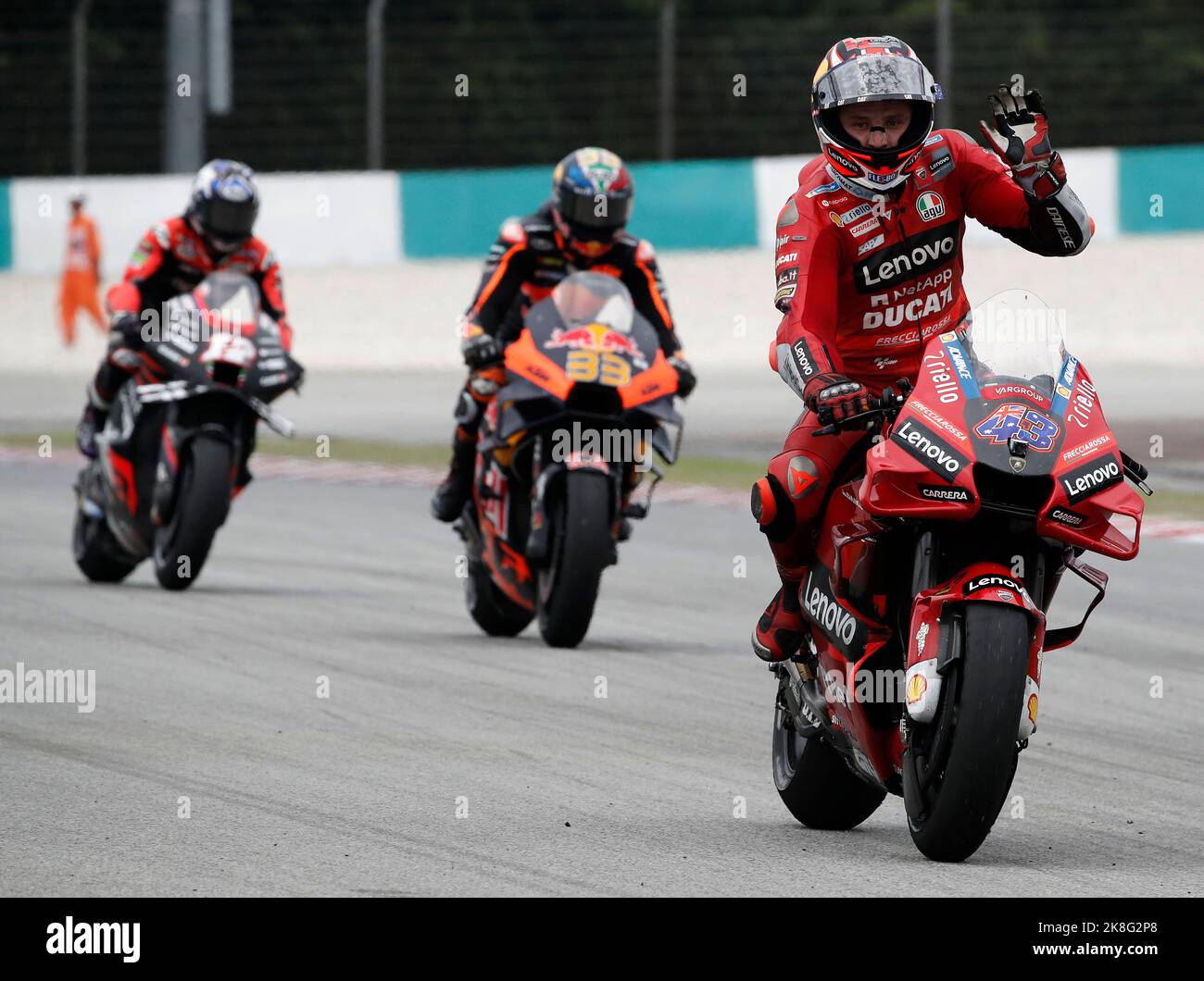 Kuala Lumpur, Malaysia. 23rd Oct, 2022. Australian rider Jack Miller of ...