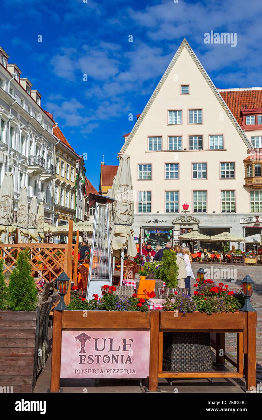 Town Hall Square, Tallinn, Estonia, Europe Stock Photo - Alamy
