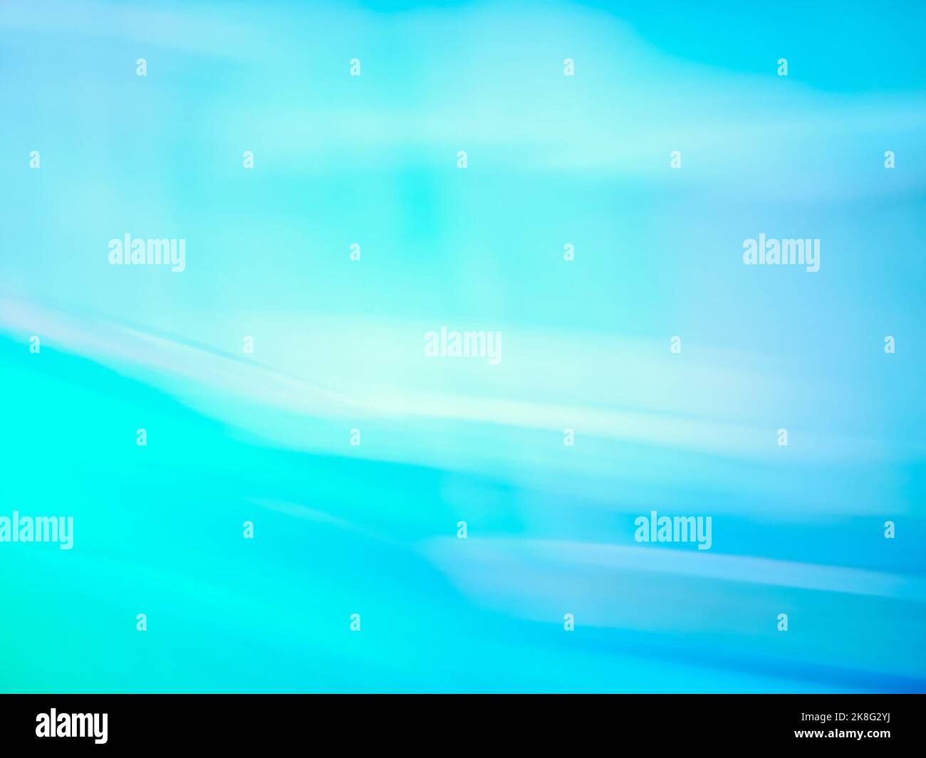 Blue flickering circle bokeh background. Blurred minimalist turquoise ...