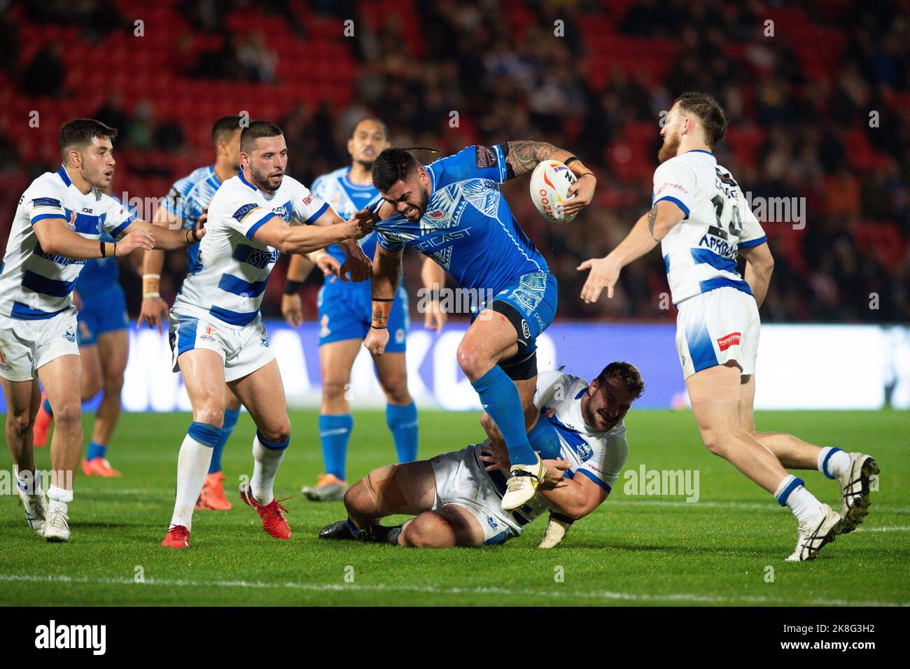 Doncaster, England - 23rd October 2022 - Rugby League World Cup Samoa ...