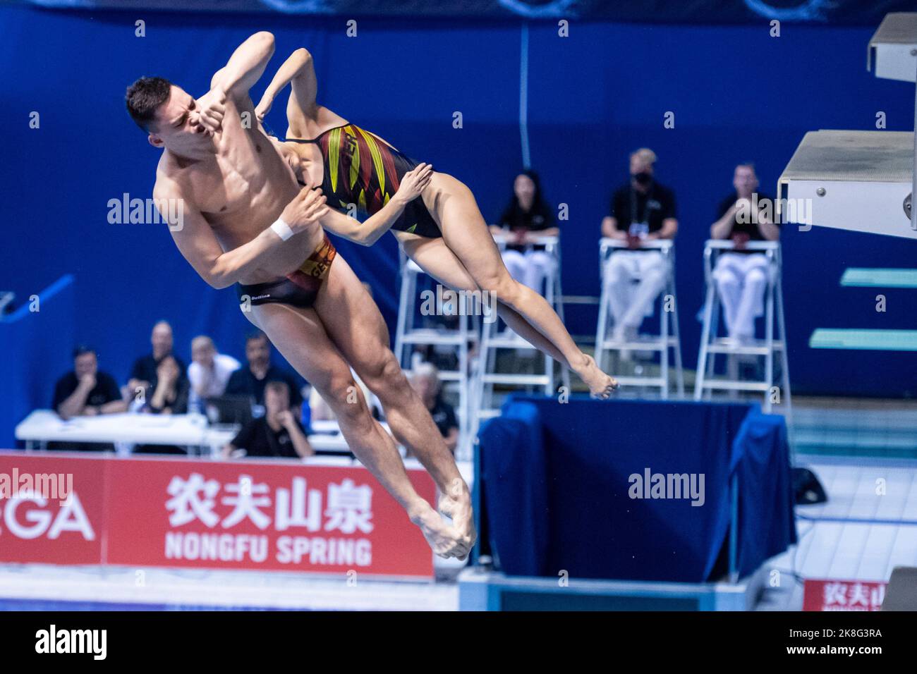 Berlin, Germany. 23rd Oct, 2022. Water diving: World Cup, Decision ...
