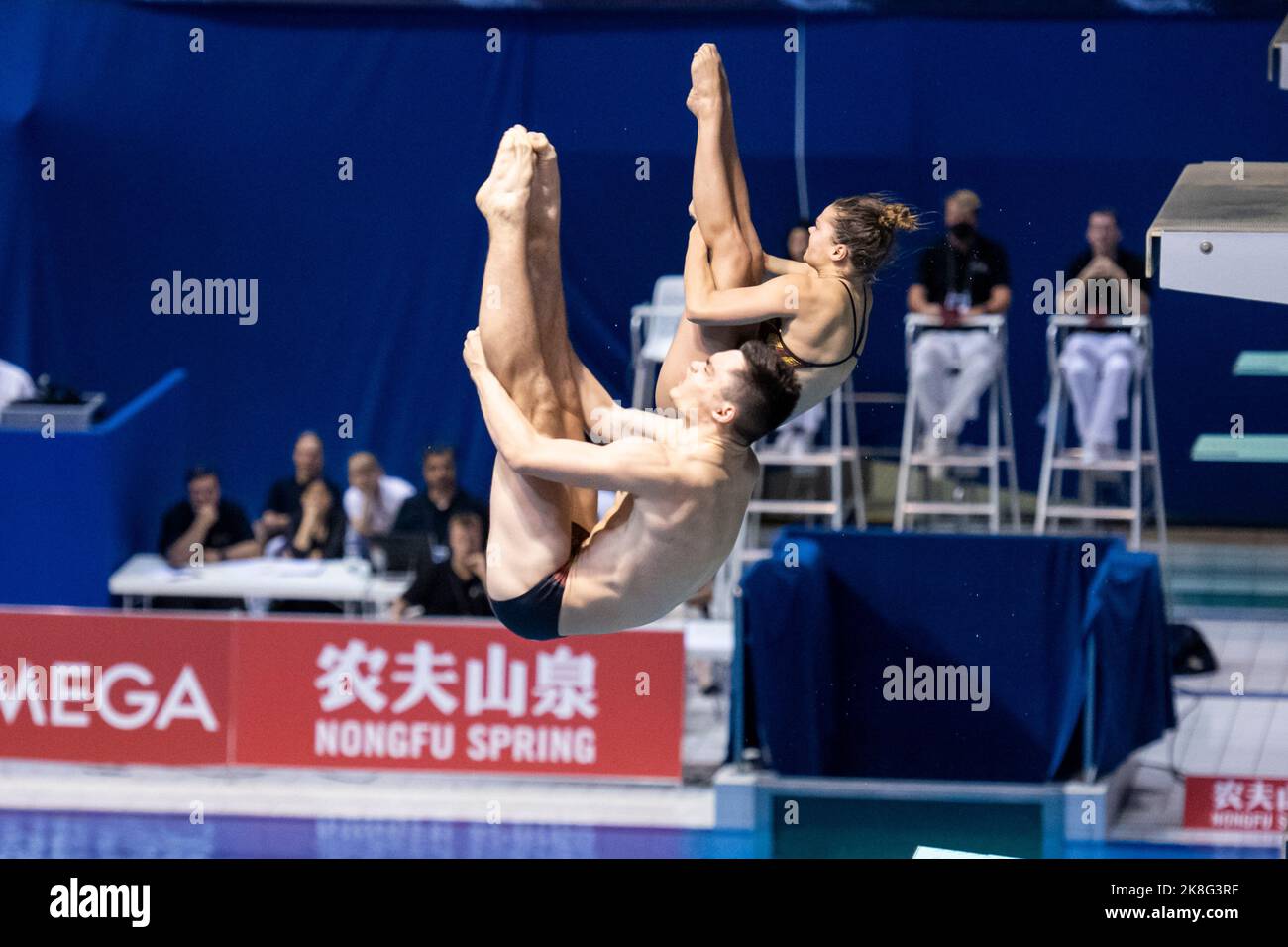 Berlin, Germany. 23rd Oct, 2022. Water diving: World Cup, Decision ...