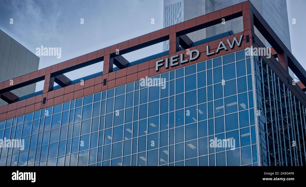 Field Law Downtown Calgary Alberta Stock Photo - Alamy