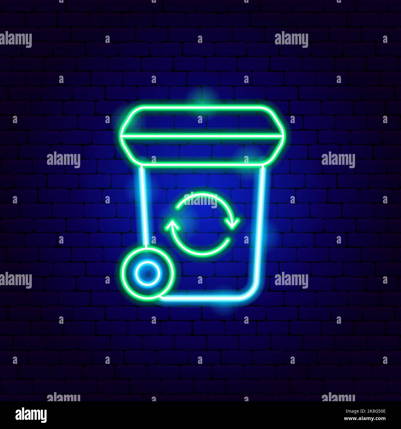 Basket neon Stock Vector Images - Alamy