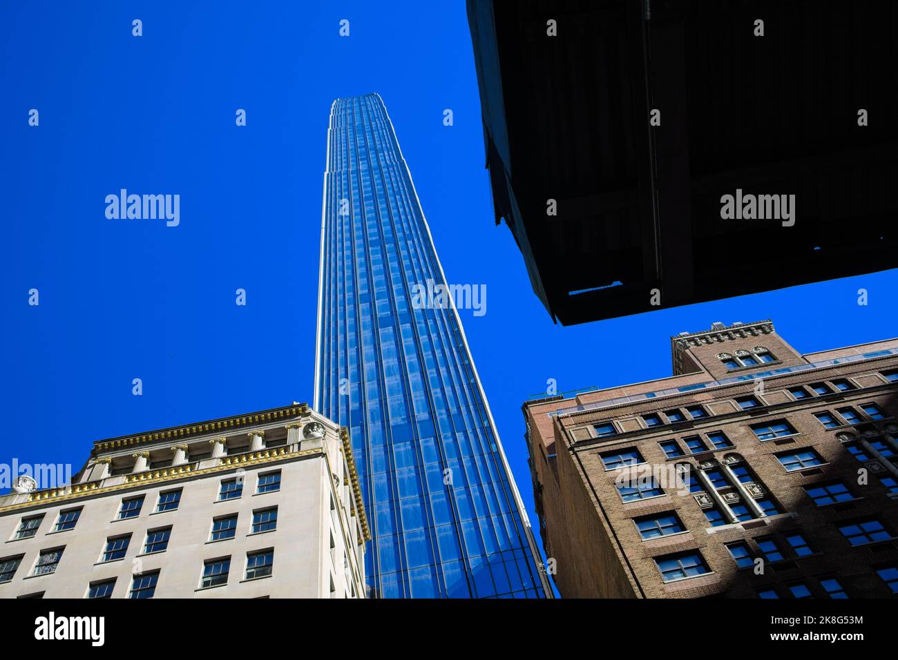 New York, NY, USA - Oct 23, 2022: Steinway Tower at 111 W 57th St shown ...