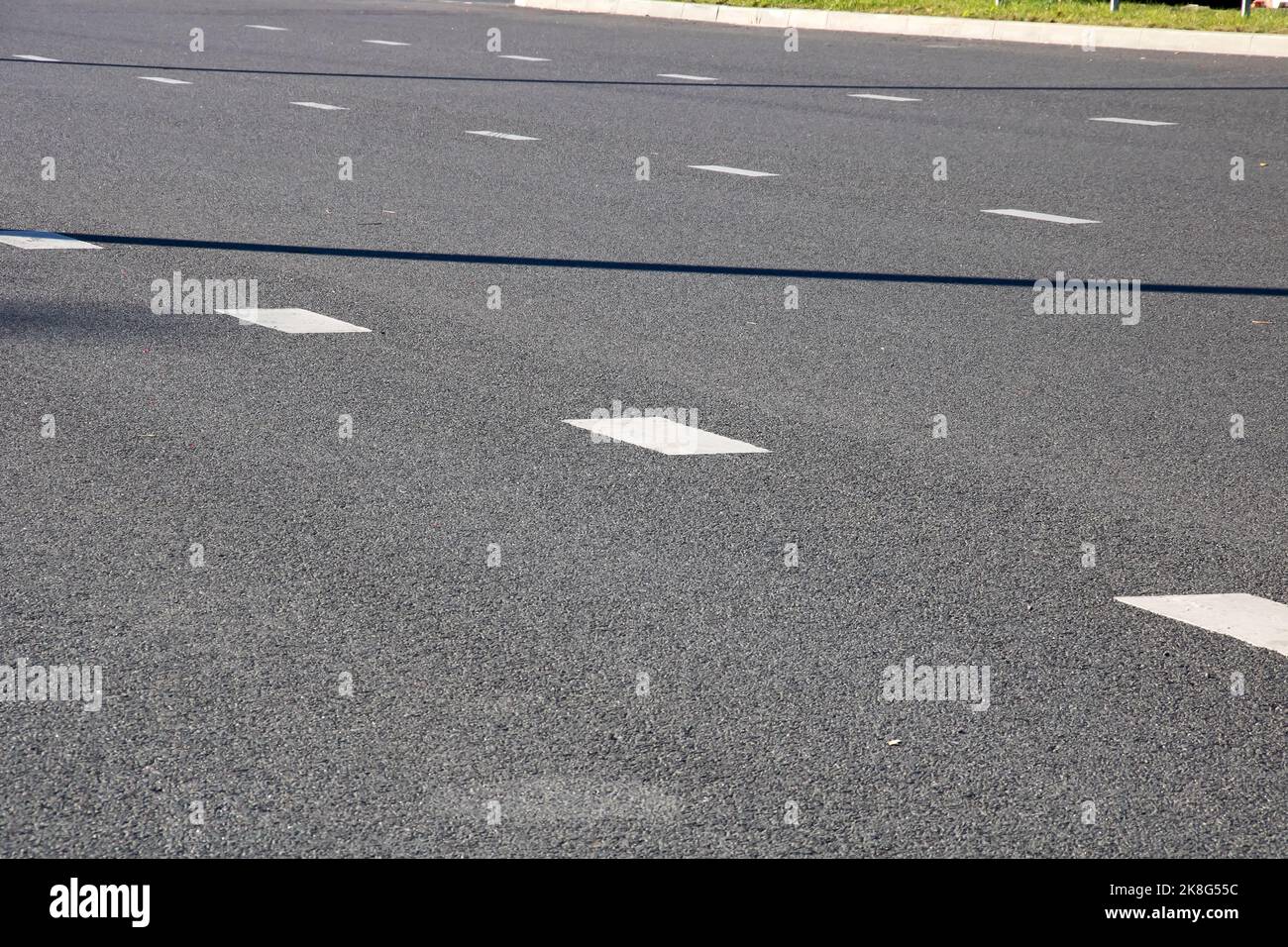 Car on bilateral road hi-res stock photography and images - Alamy