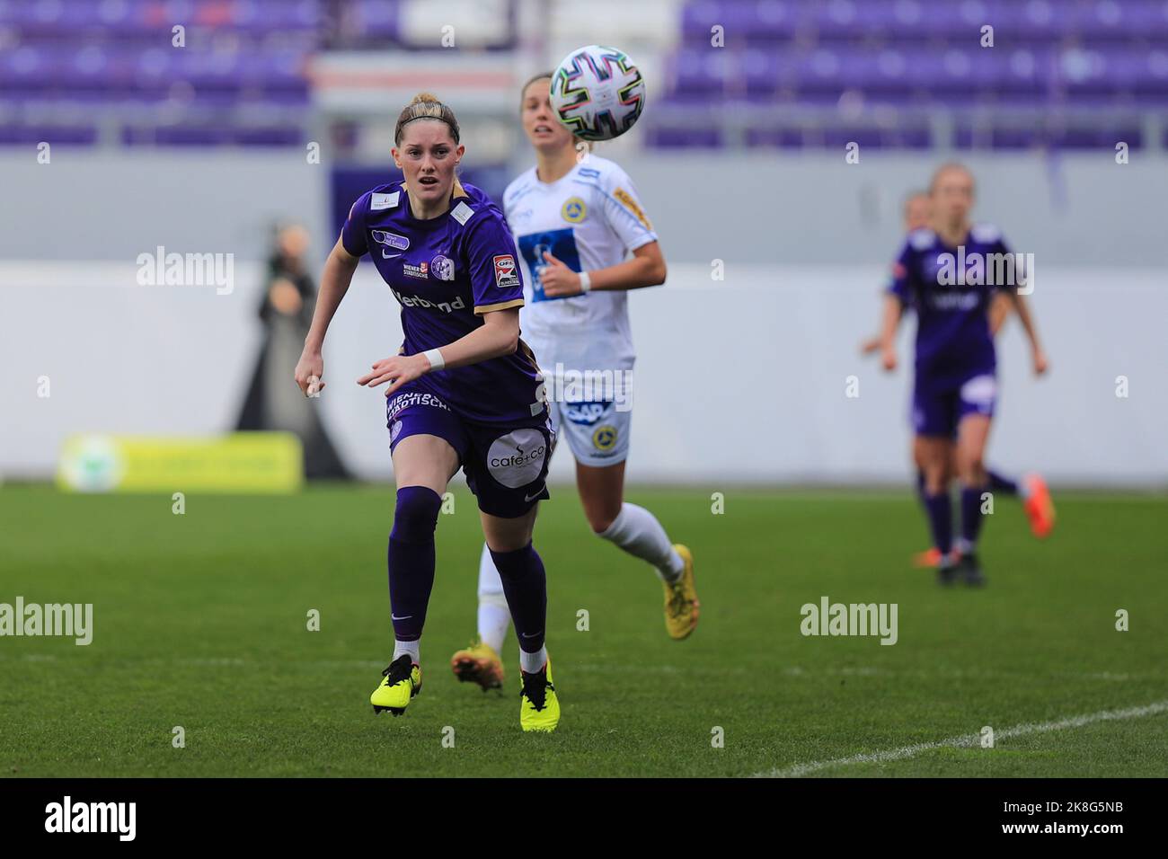 October 23, 2022: Stefanie Schneeberger (Austria Wien) in action during ...