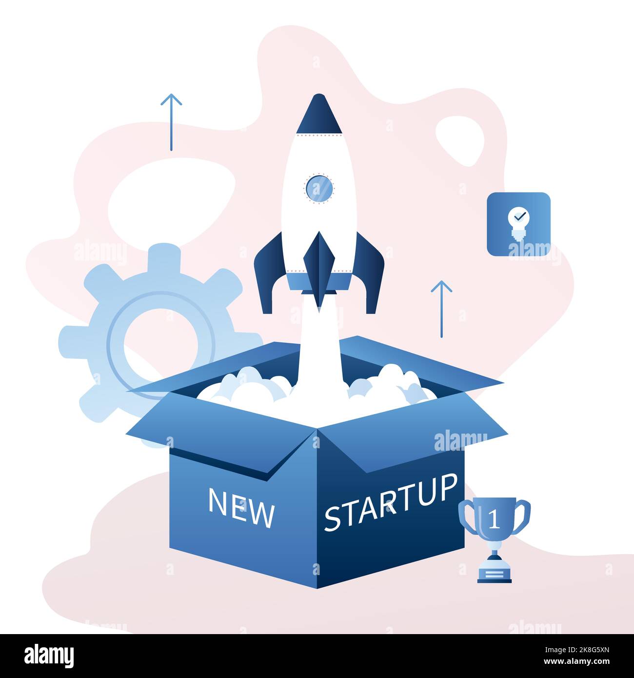 Think outside the box vector vectors Stock Vector Images - Alamy