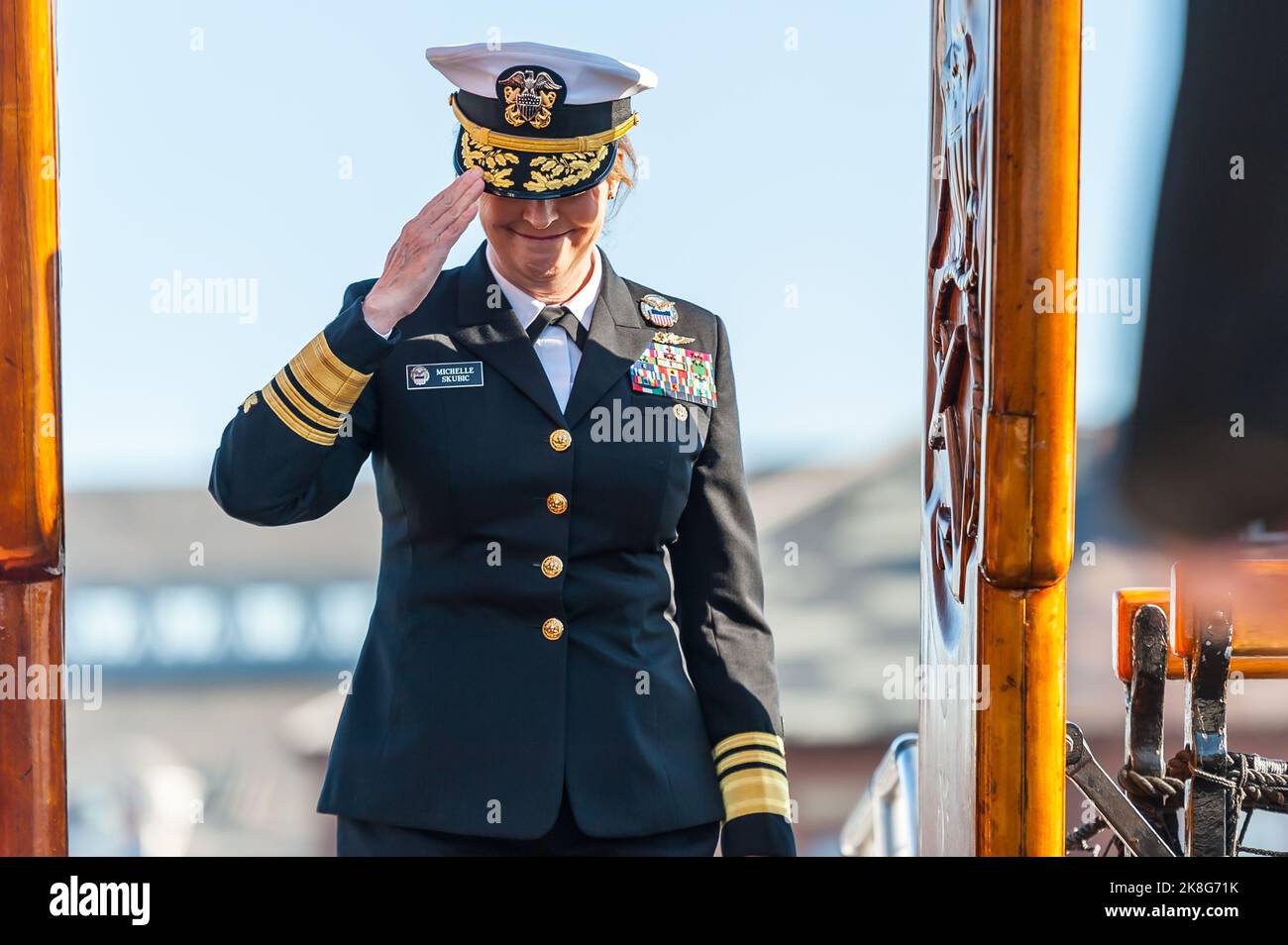 USS Constitution went underway from Charlestown Navy Yard for the 225th ...