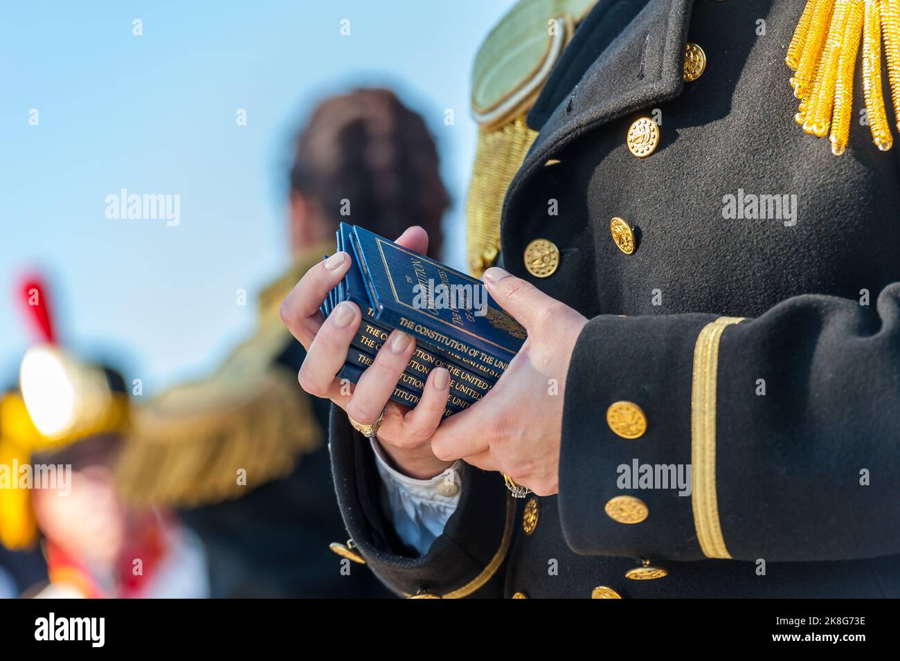 USS Constitution went underway from Charlestown Navy Yard for the 225th ...