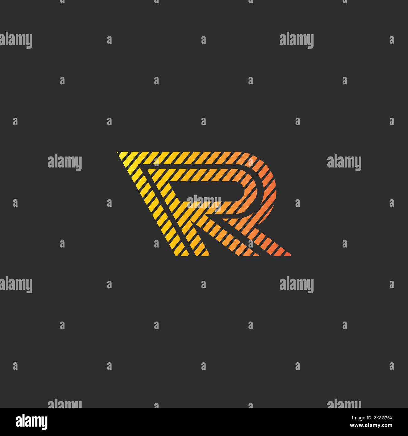 Alphabet letters Initials Monogram logo RR, R , R and P Stock Vector ...