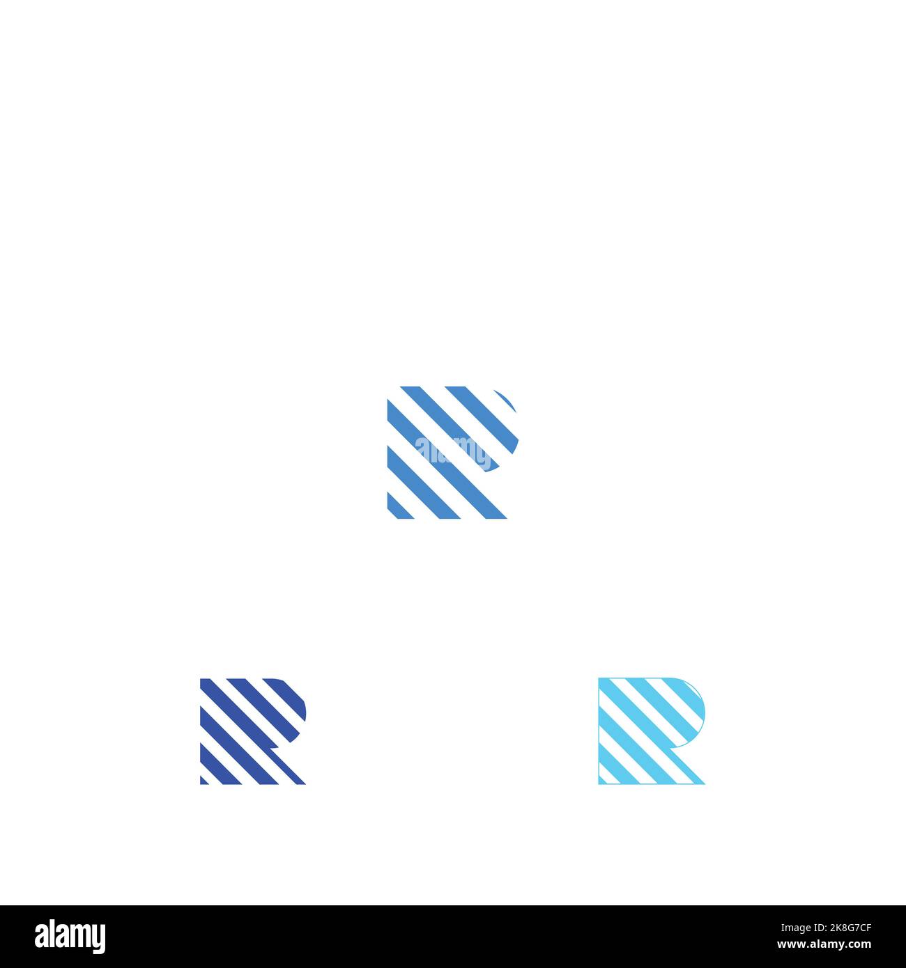 Alphabet letters Initials Monogram logo RR, R , R and P Stock Vector ...