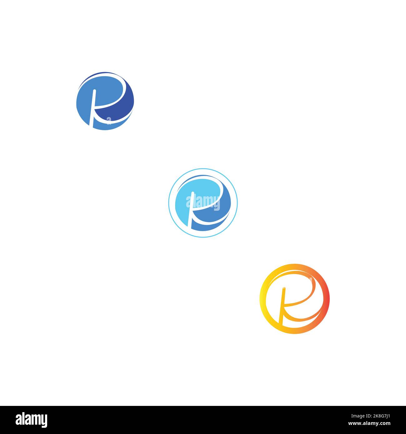 Initials r vector vectors hi-res stock photography and images - Alamy