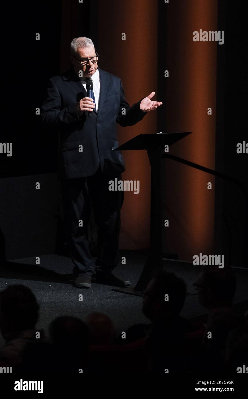 Mark Kermode photographed during the Mark Kermode in 3D held at Bfi ...