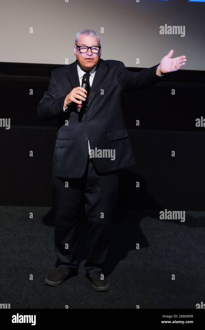 Mark Kermode photographed during the Mark Kermode in 3D held at Bfi ...