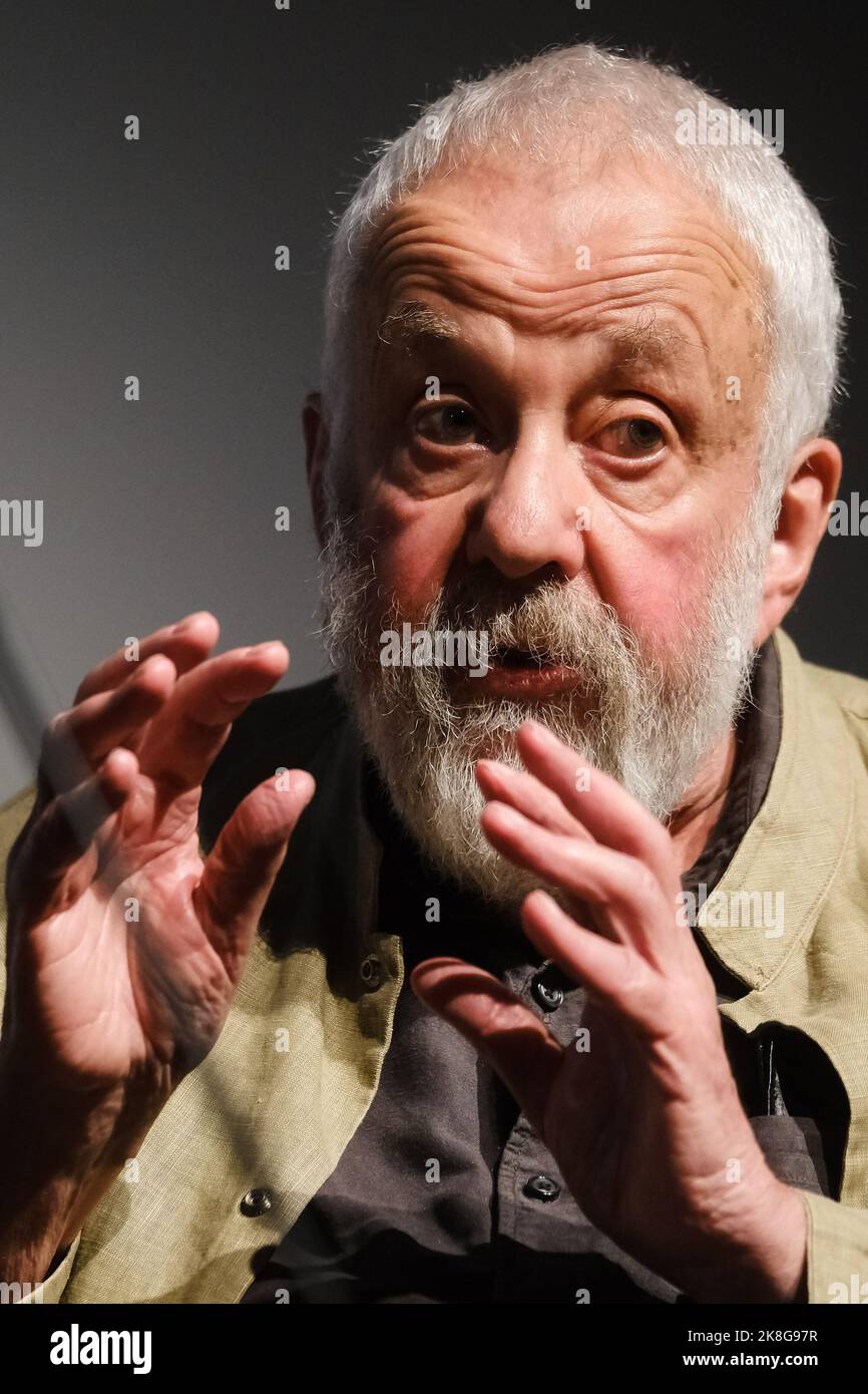 Mike Leigh photographed during the Mark Kermode in 3D held at Bfi ...