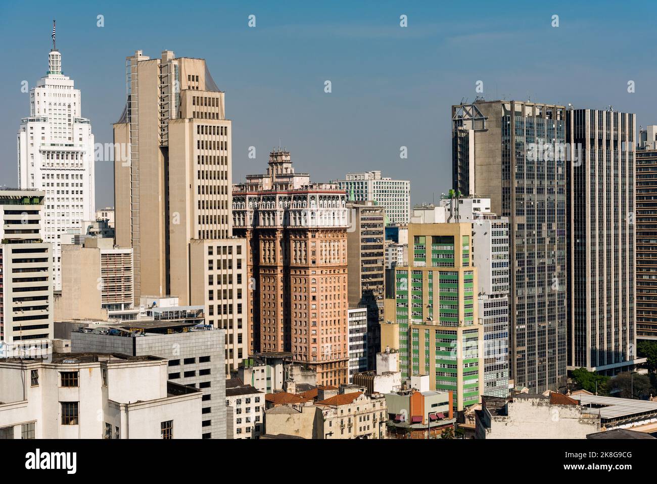 High Rise Buildings of Sao Paulo City Downtown Stock Photo - Alamy