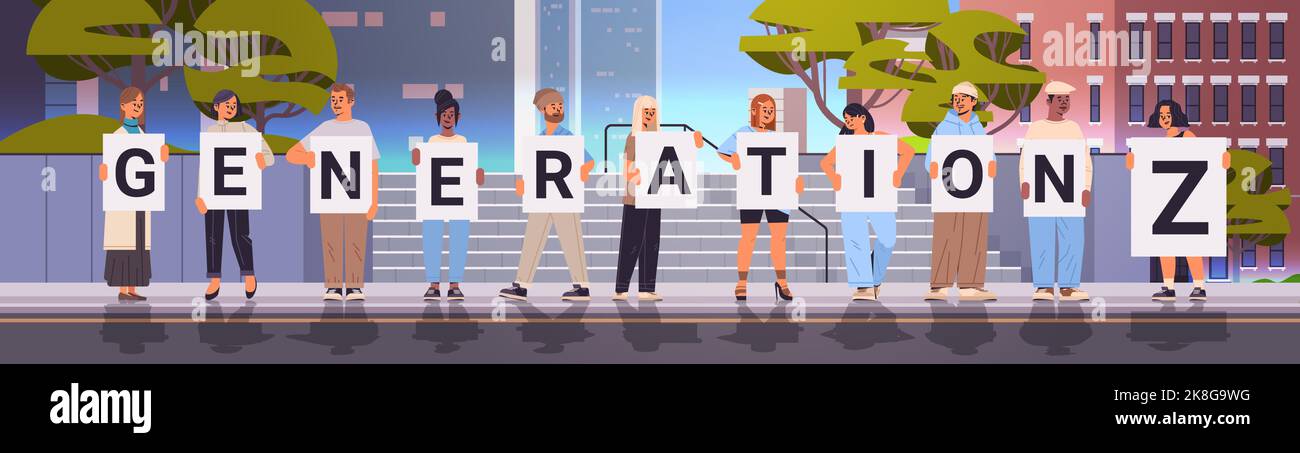 Gen z cartoon hi-res stock photography and images - Alamy