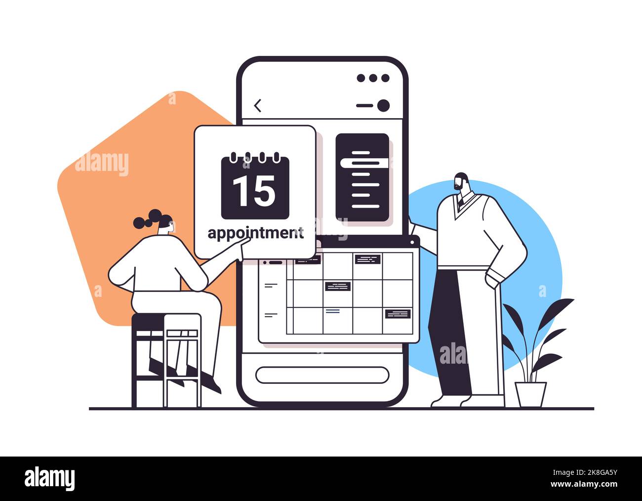 Professional scheduling Cut Out Stock Images & Pictures - Alamy