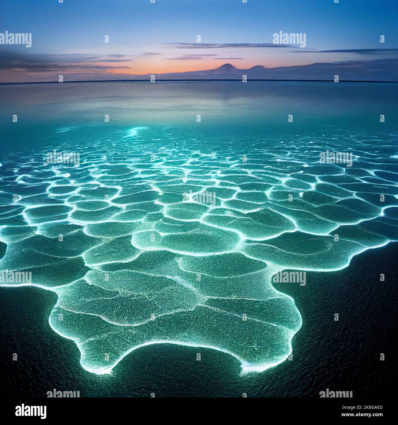 Bioluminescent plankton in water hi-res stock photography and images ...