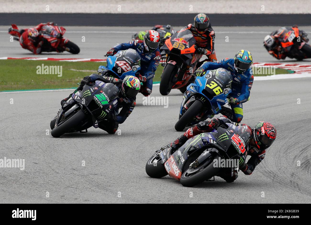 Kuala Lumpur, Malaysia. 23rd Oct, 2022. French rider Fabio Quartararo ...