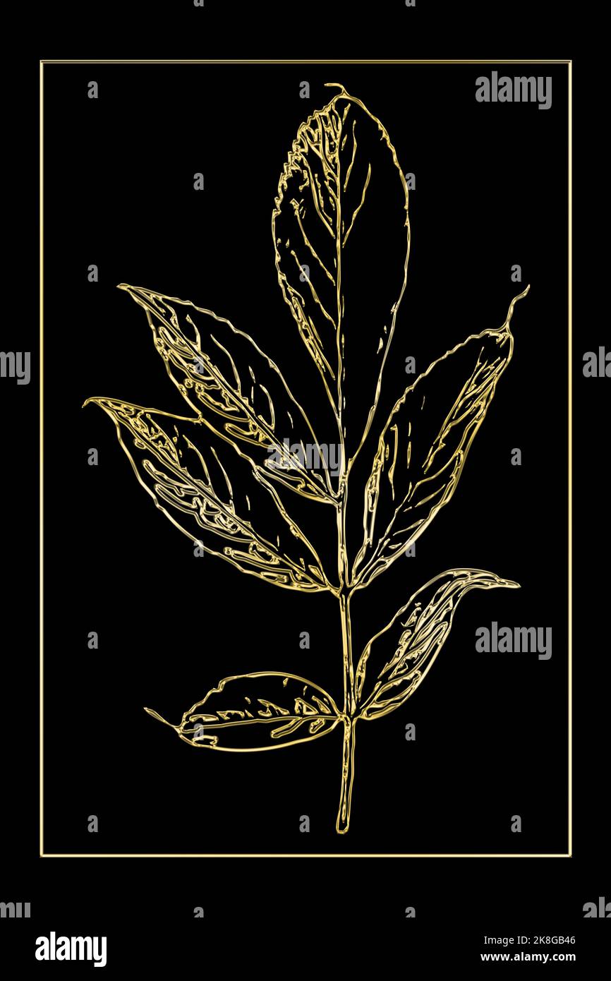 Luxurious 3D background with embossed gold pattern for use on Happy ...