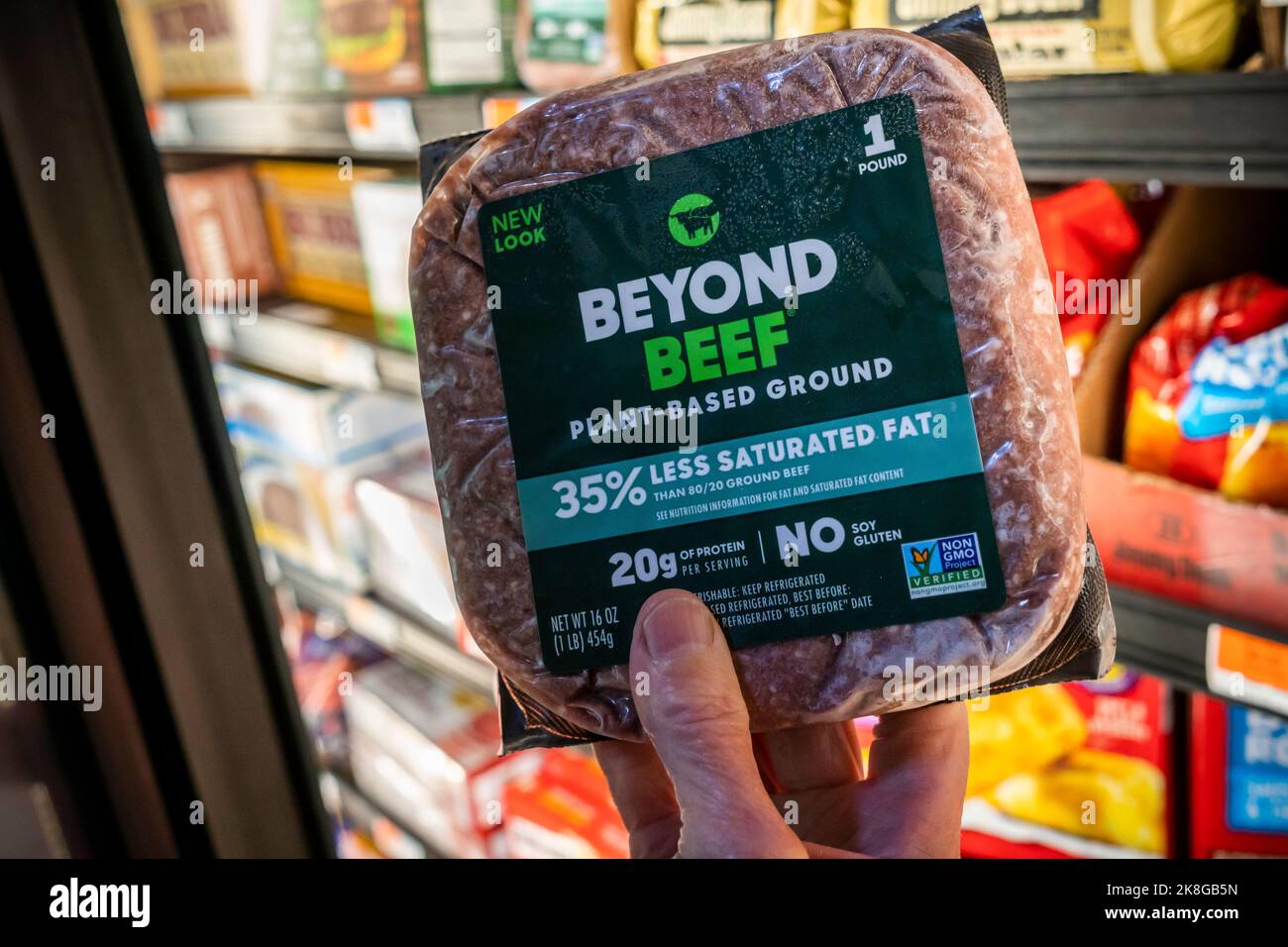 Plant based meat food supermarket hi-res stock photography and images ...