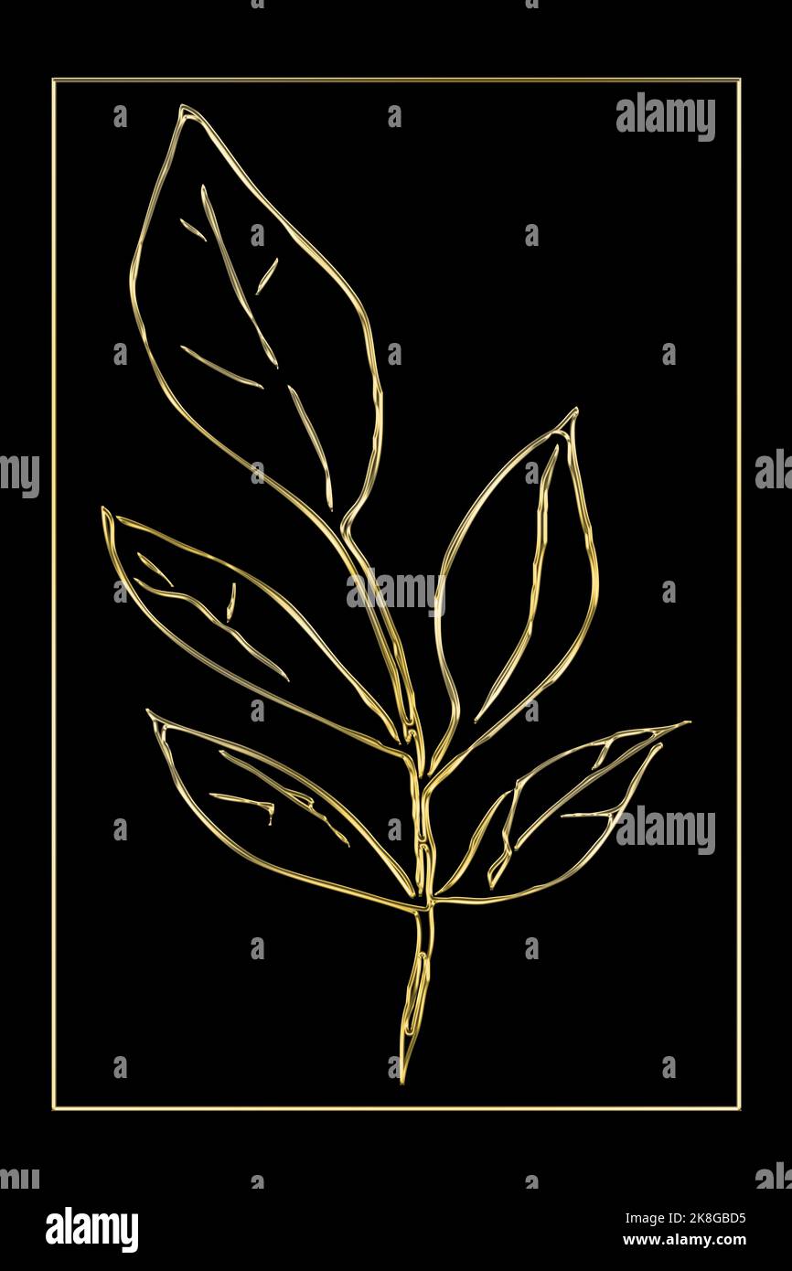 Luxurious 3D background with embossed gold pattern for use on Happy ...