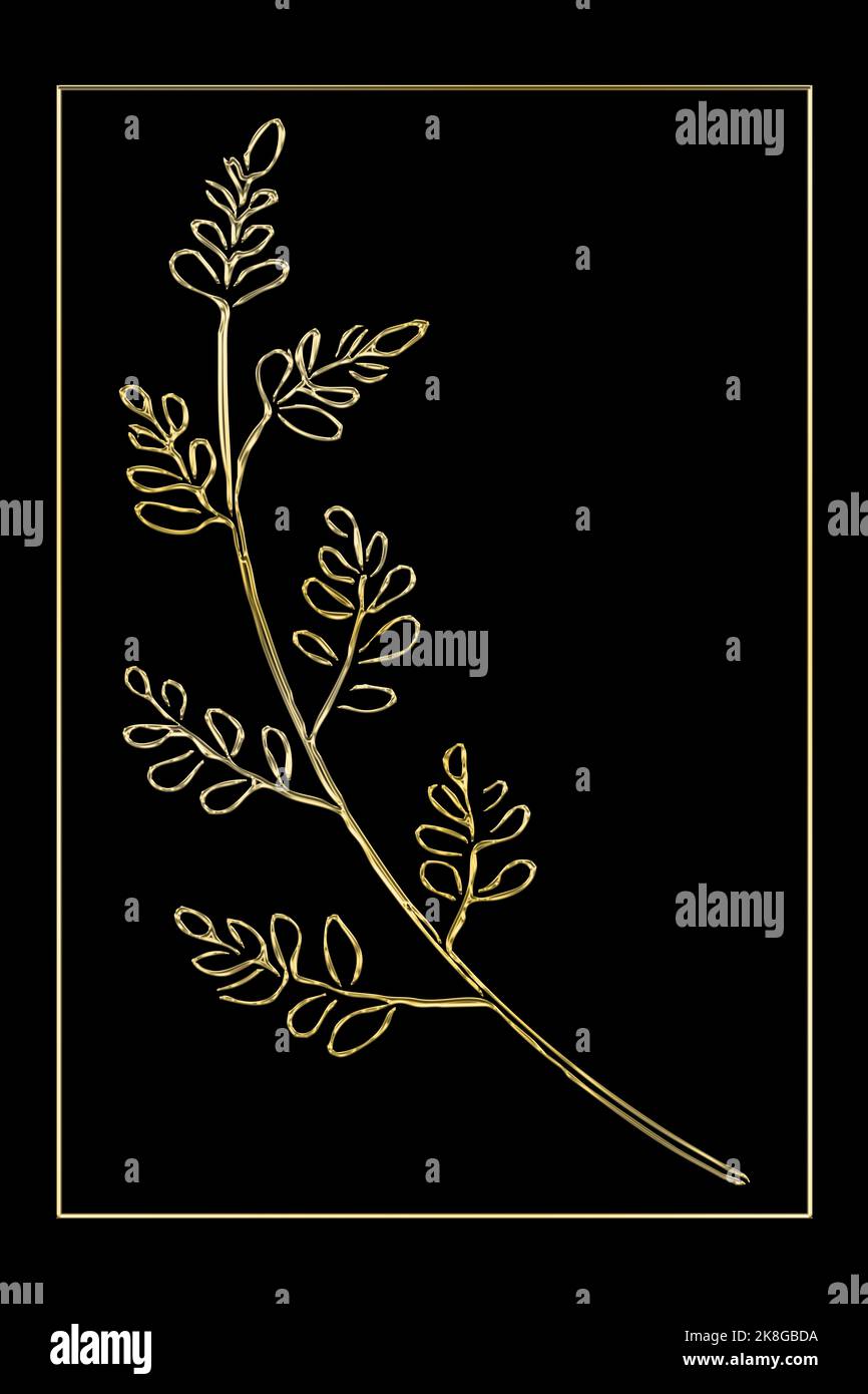 Luxurious 3D background with embossed gold pattern for use on Happy ...