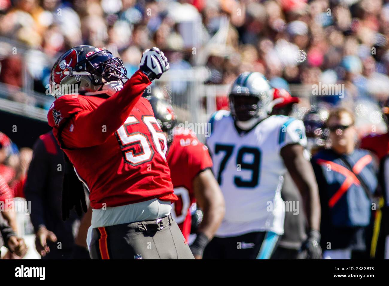 Tampa bay buccaneers defensive tackle rakeem nunez roches hi-res stock ...
