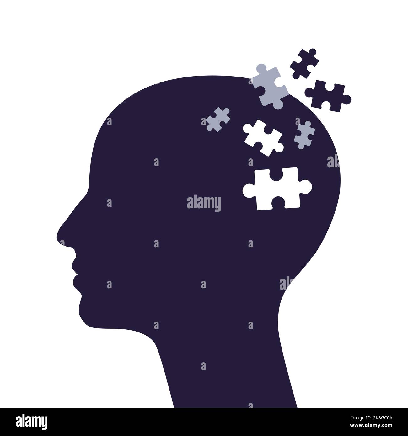 Understanding brain capacity Stock Vector Images - Alamy