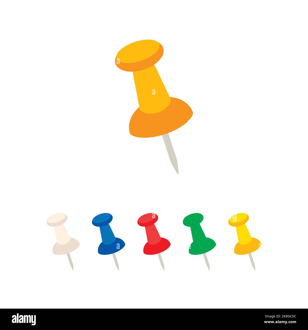 Map pins and object Stock Vector Images - Alamy