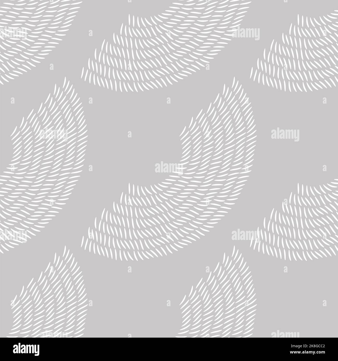 Raw faceted rice grains icon seamless pattern. Asian white seeds ...