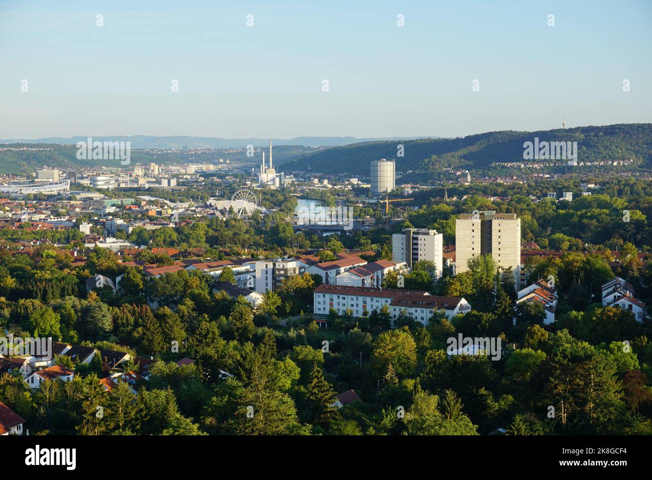 Stuttgart night scene hi-res stock photography and images - Alamy