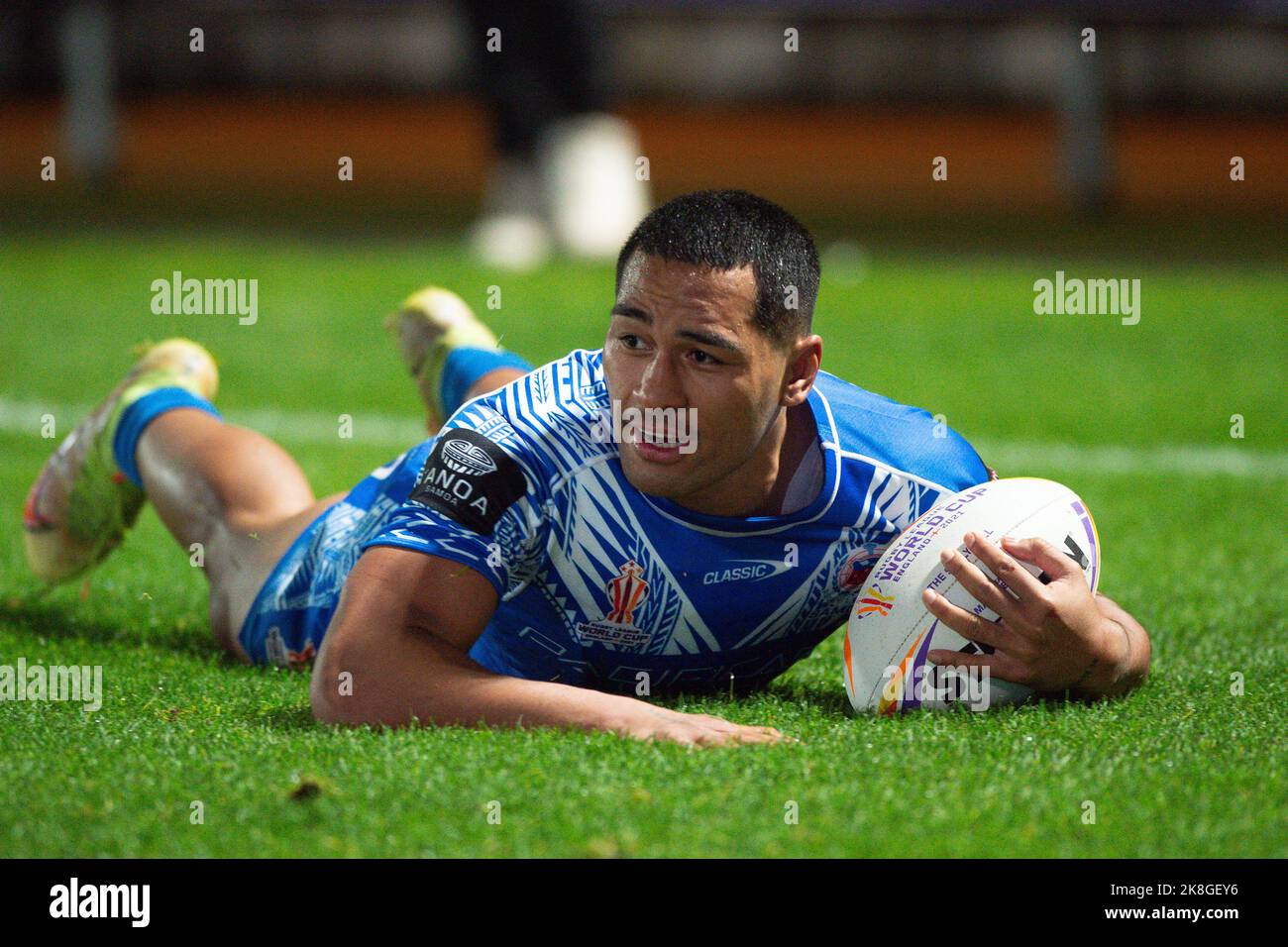 Doncaster, England - 23rd October 2022 - Rugby League World Cup Samoa ...