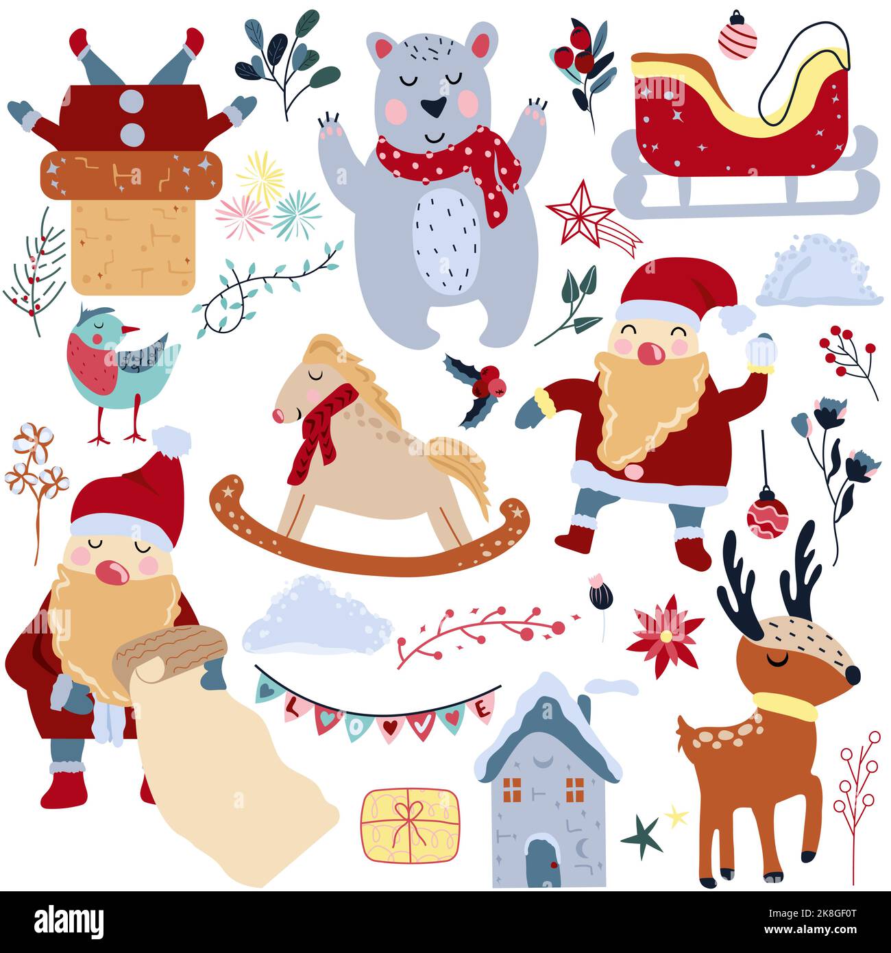 Mystical mystic winter Stock Vector Images - Alamy