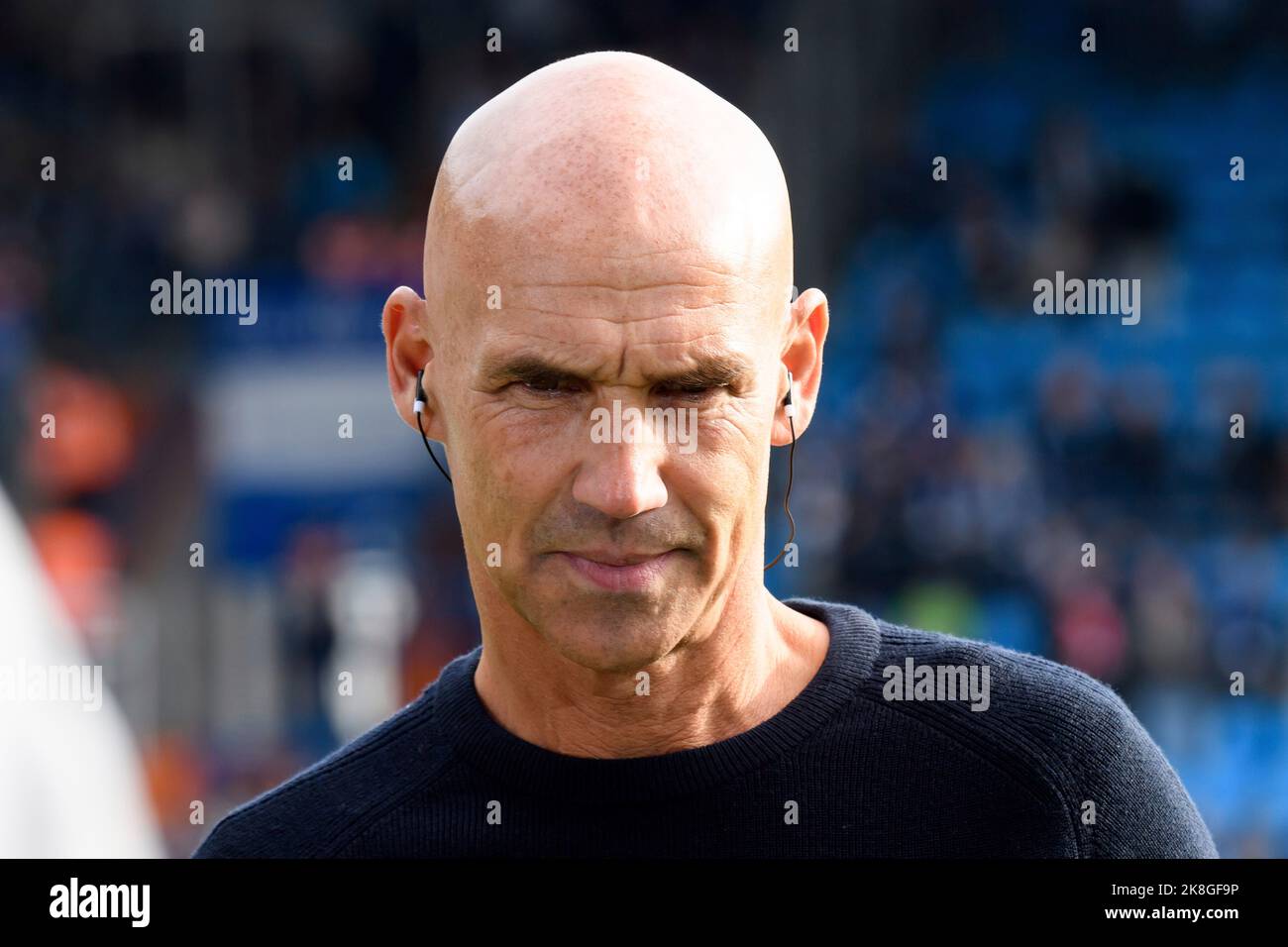 coach Thomas LETSCH (BO) in a TV interview, portrait, portrait ...