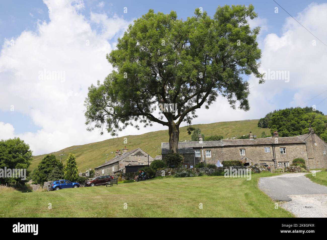 Halton Gill, a village in Littondale in the Yorkshire Dales. Upper ...