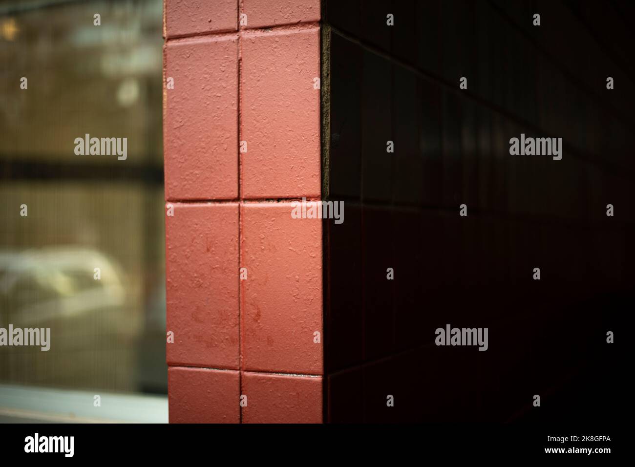 Tile wall. Wall of building. Architecture in detail Stock Photo - Alamy