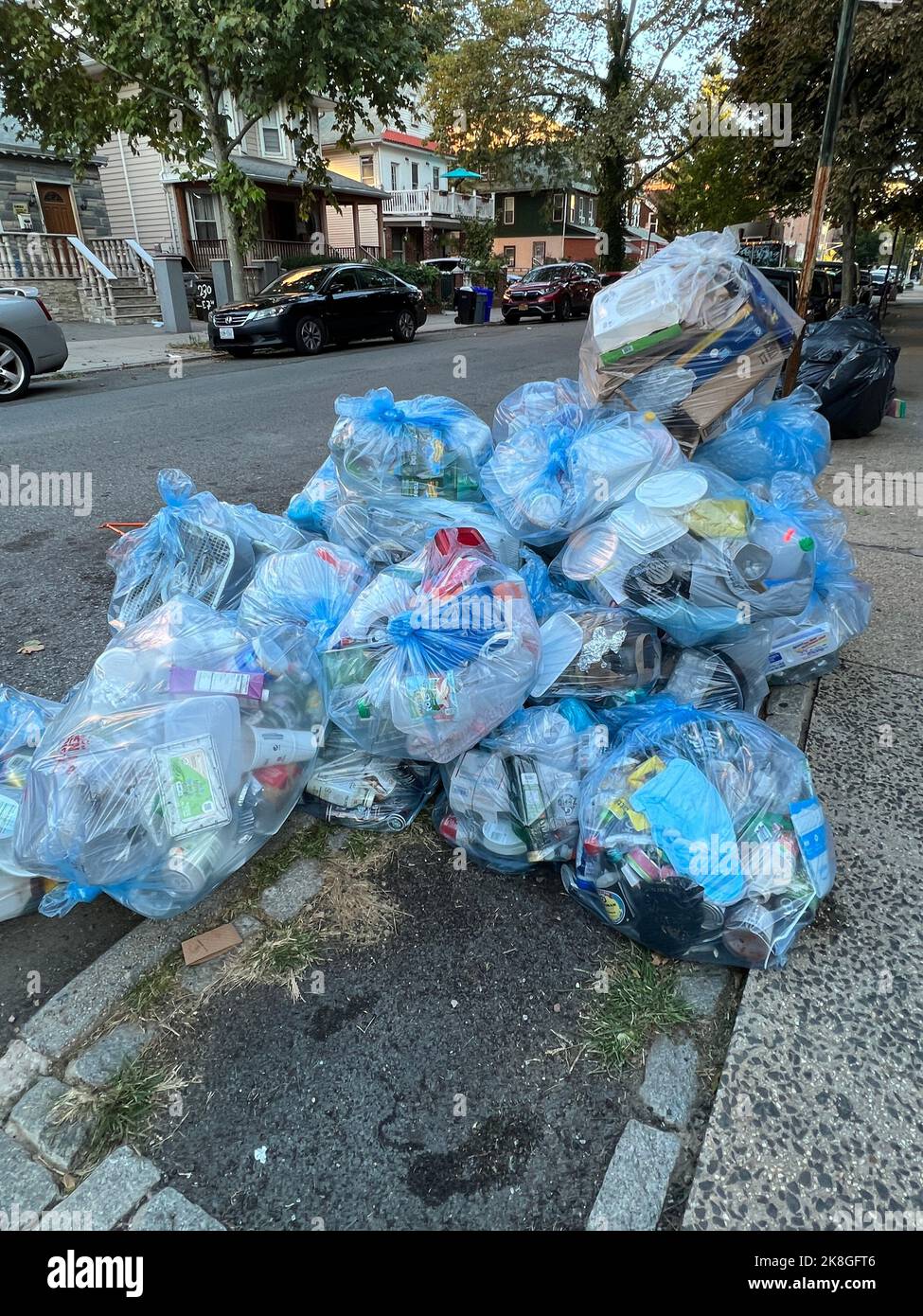 The clear garbage bags pay testimony to the amount of so-called ...