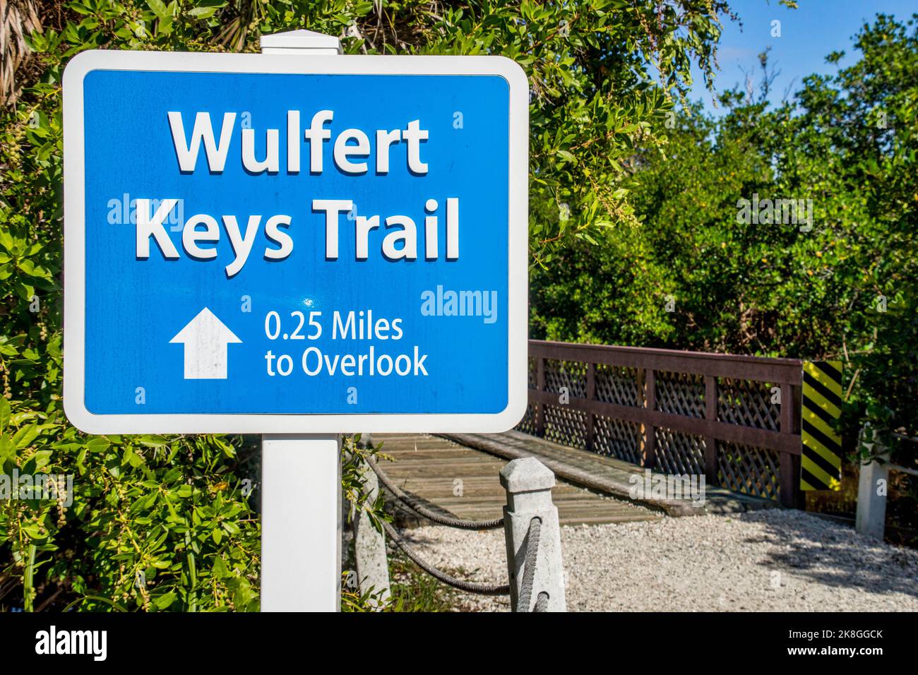 The Wulfert Keys Trail at the Darling National Wildlife Refuge prior to ...