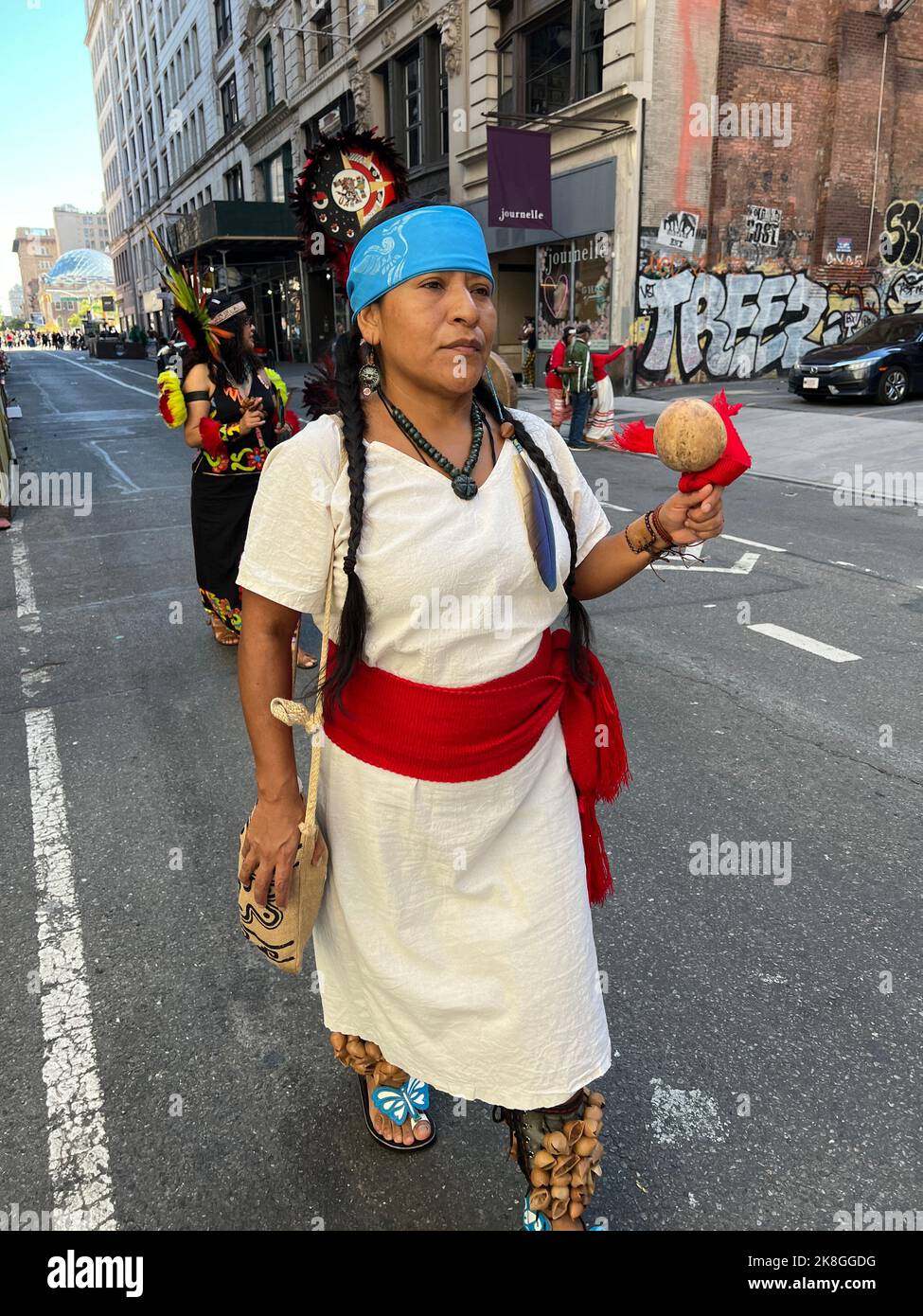 The first annual "Indigenous Peoples of the Americas Day Parade" took ...
